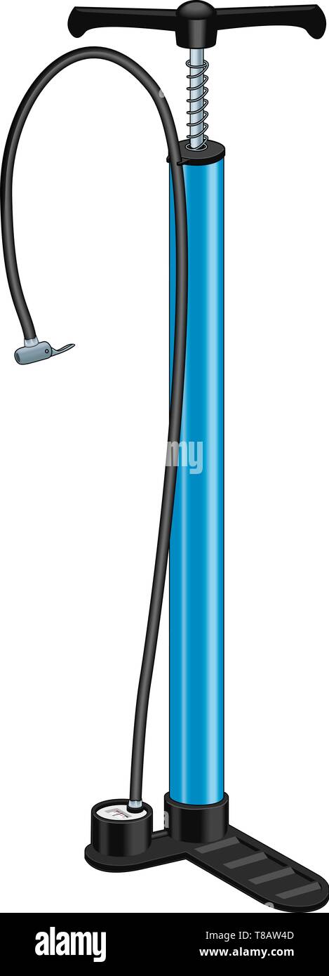 Tire Pump Vector Illustration Stock Vector Image & Art - Alamy