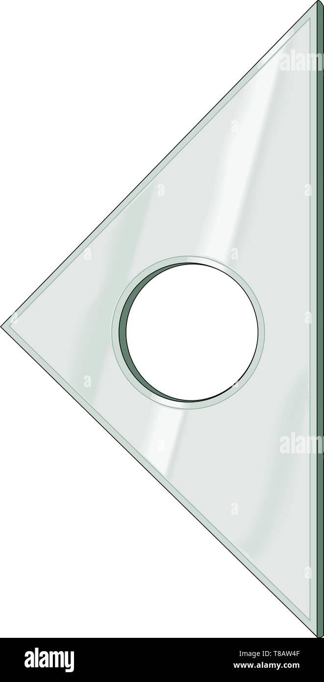 45 Degree Triangle Vector Illustration Stock Vector Image & Art - Alamy