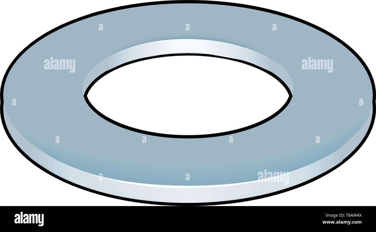 Washer Vector Illustration Stock Vector Image & Art - Alamy