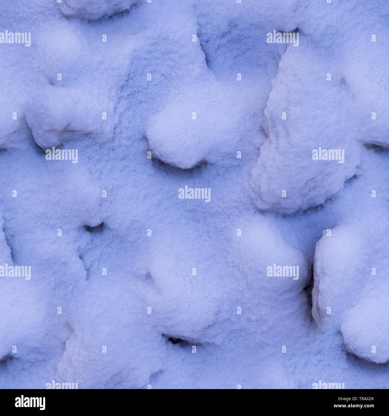 seamless pile of melting ice blocks cowered with snow. seasonal ...