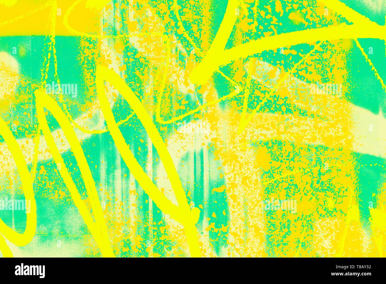 Graffiti, wall, background, with a specific texture, color Stock Photo ...