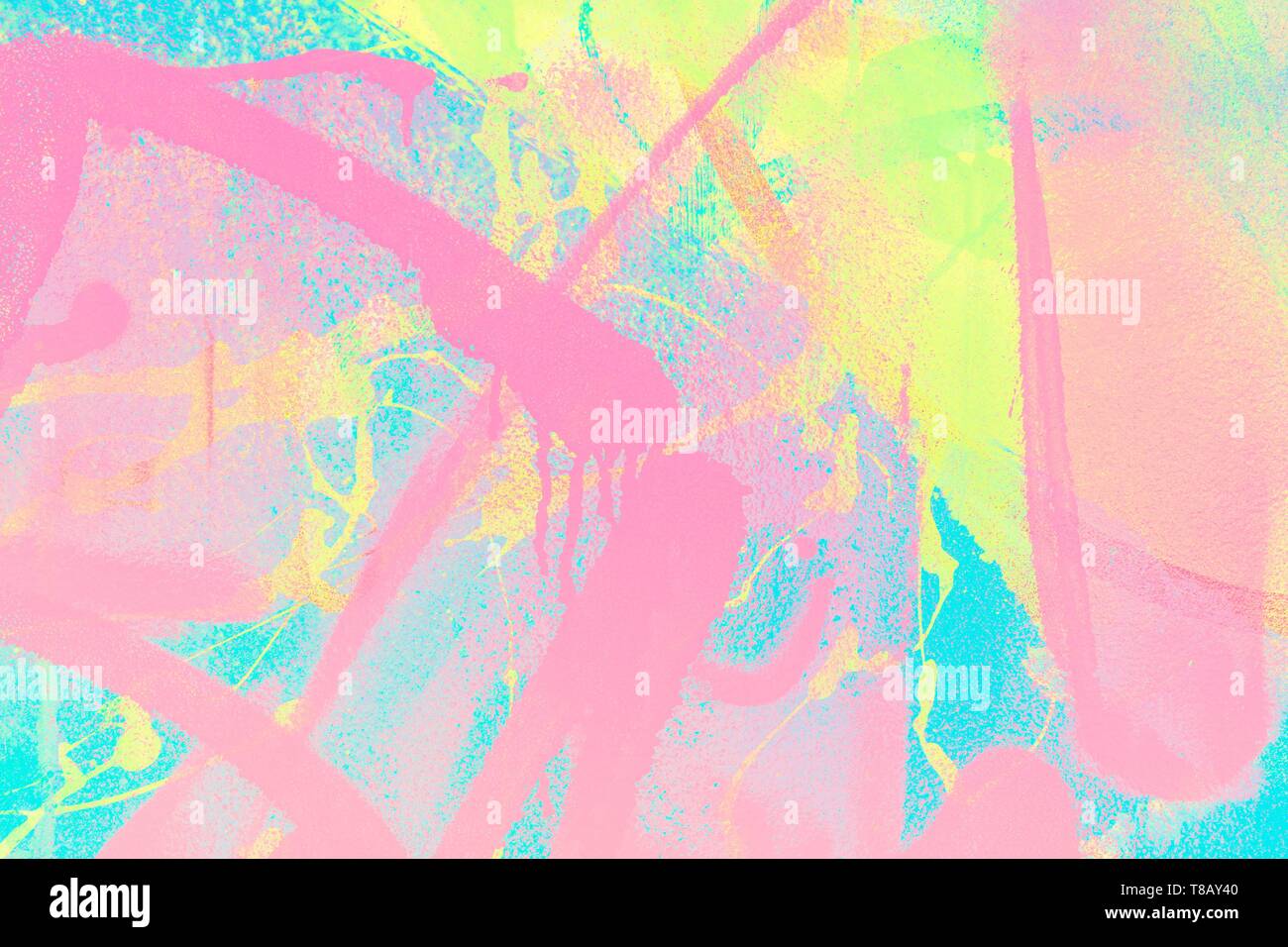 Graffiti, wall, background, with a specific texture, color Stock Photo ...