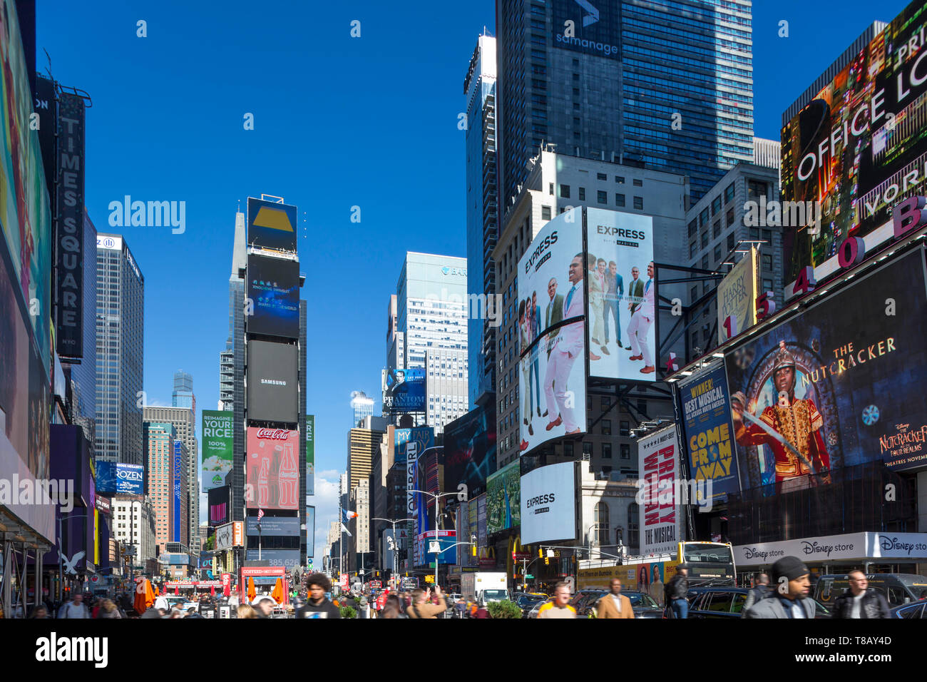 TIMES SQUARE MIDTOWN MANHATTAN NEW YORK CITY USA Stock Photo - Alamy