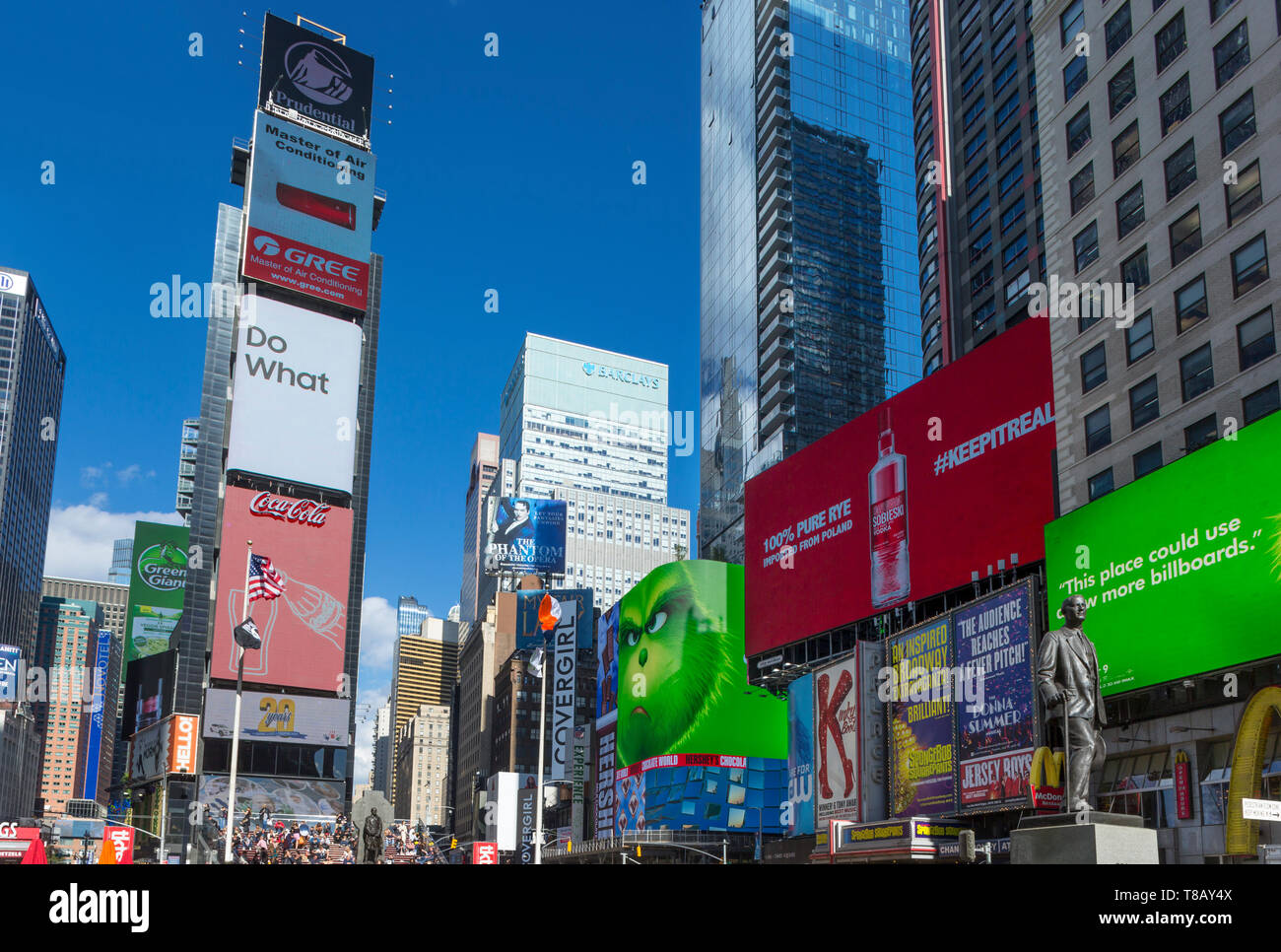 TIMES SQUARE MIDTOWN MANHATTAN NEW YORK CITY USA Stock Photo - Alamy