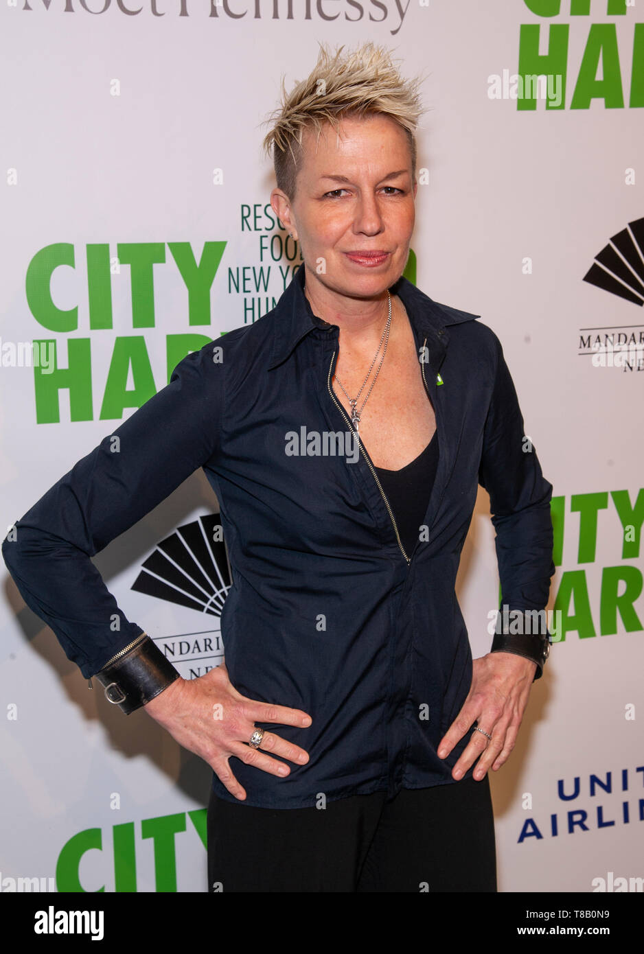 New York, NY - April 30, 2019: Elizabeth Falkner attends the 2019 City ...