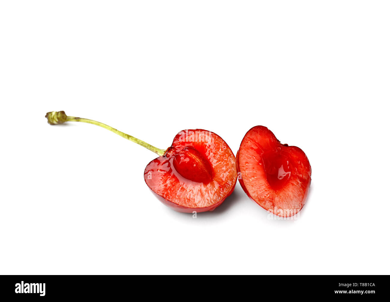 Cherry halves hi-res stock photography and images - Alamy