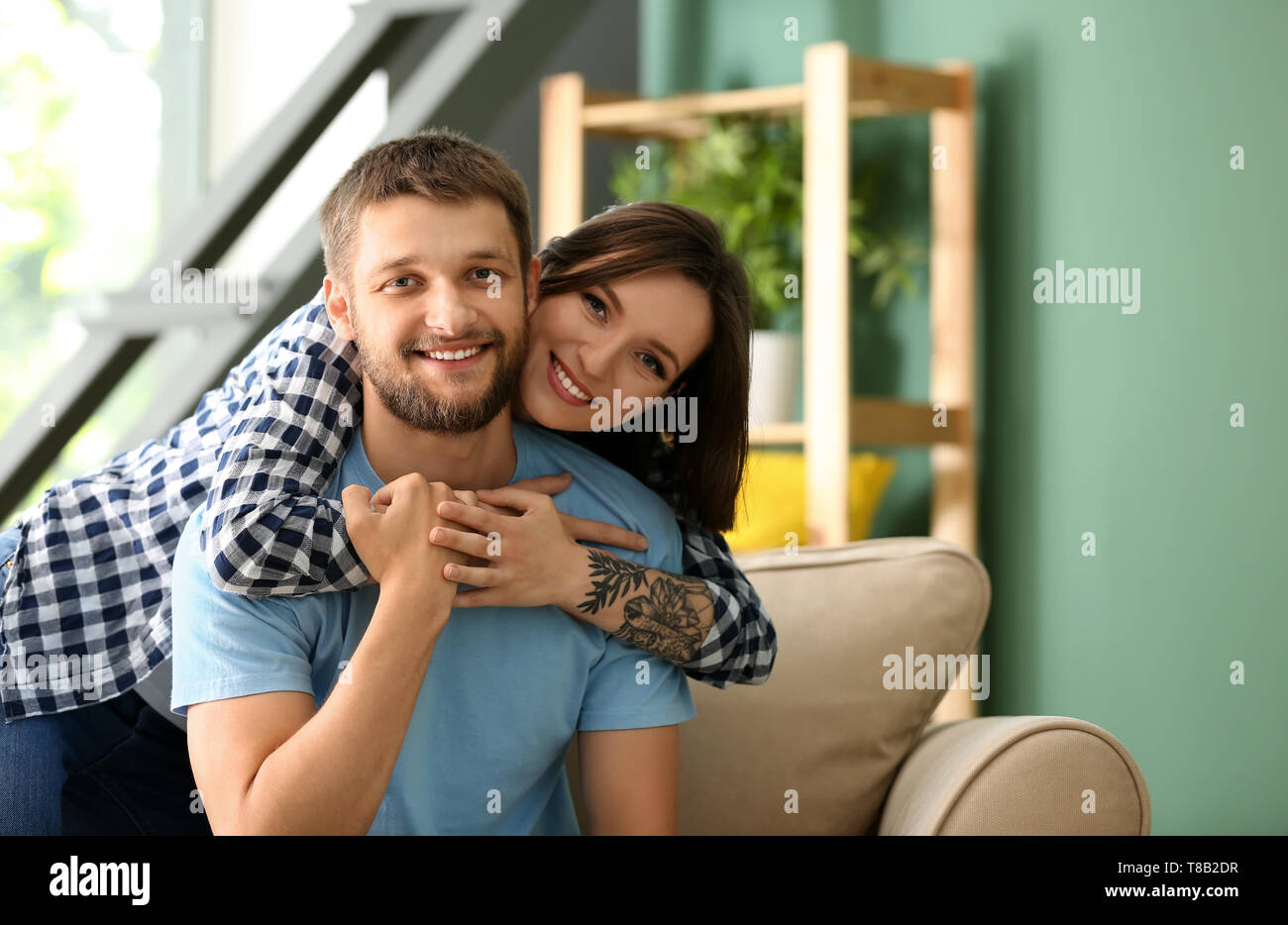 Beloved couple romantic feelings lovely hi-res stock photography and ...