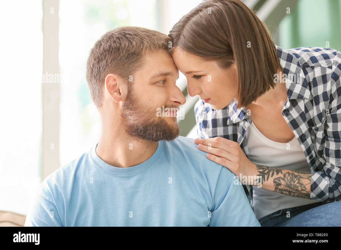 Romantic affection beloved couple lovely hi-res stock photography and ...