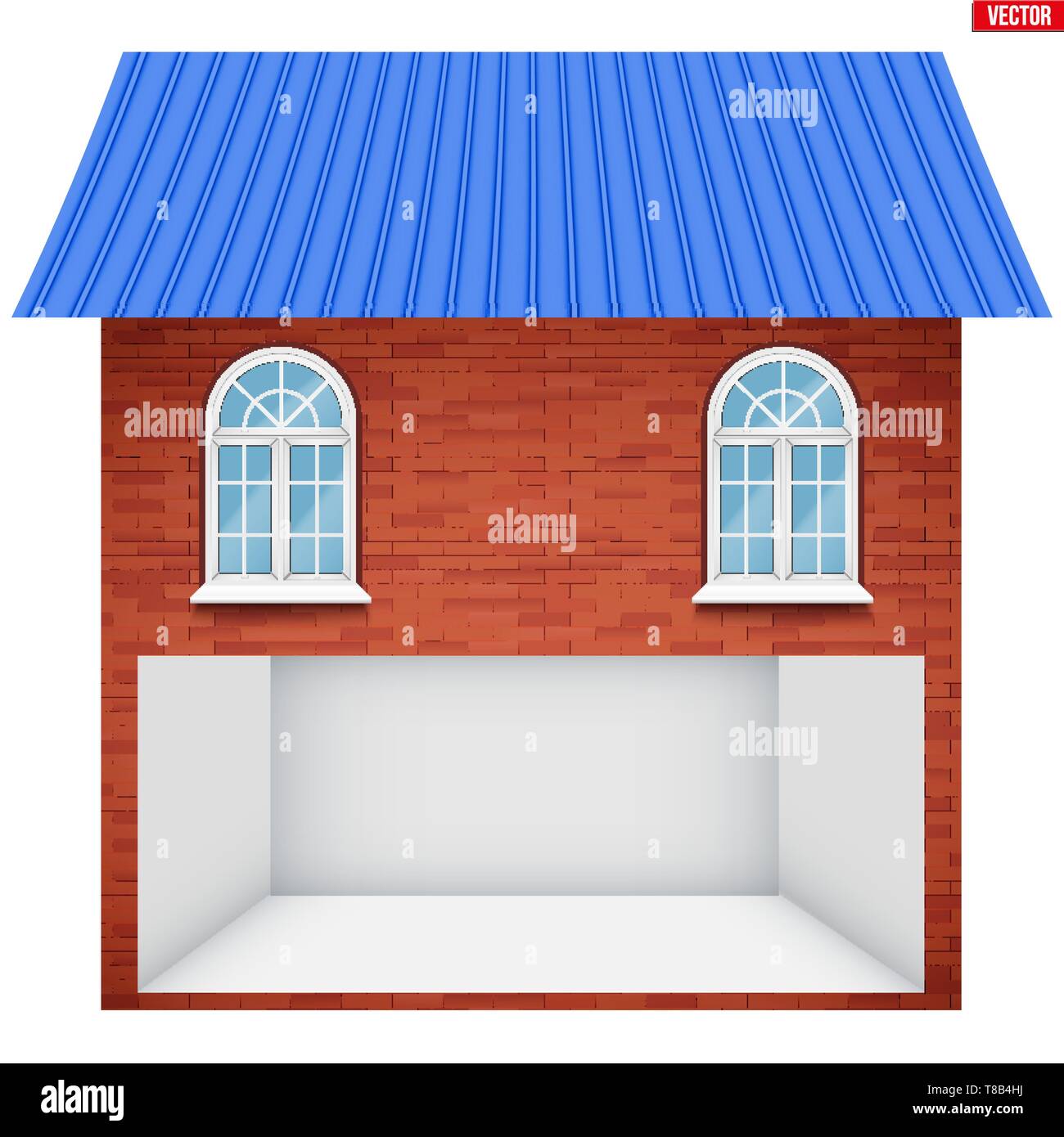 Roof house wall windows Stock Vector Images - Alamy