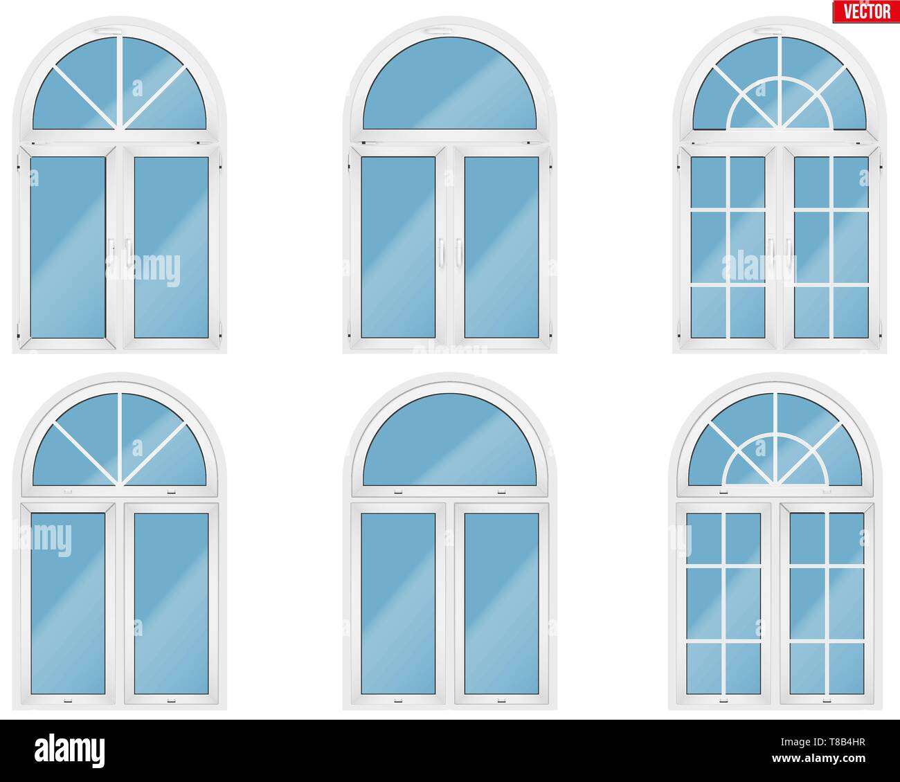 Set of PVC windows Stock Vector Image & Art - Alamy