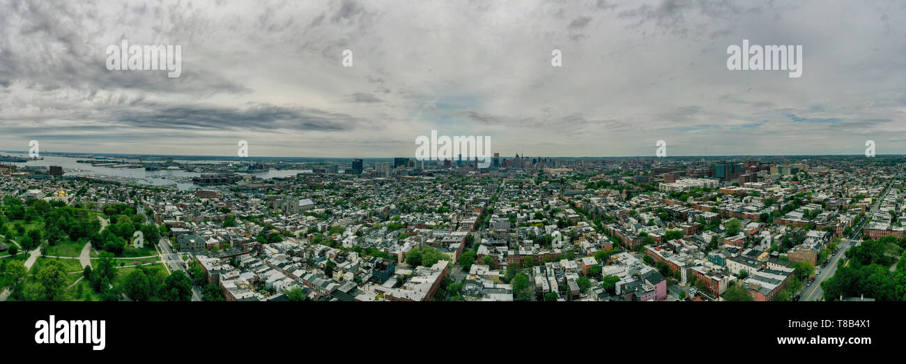 Baltimore aerial hi-res stock photography and images - Alamy