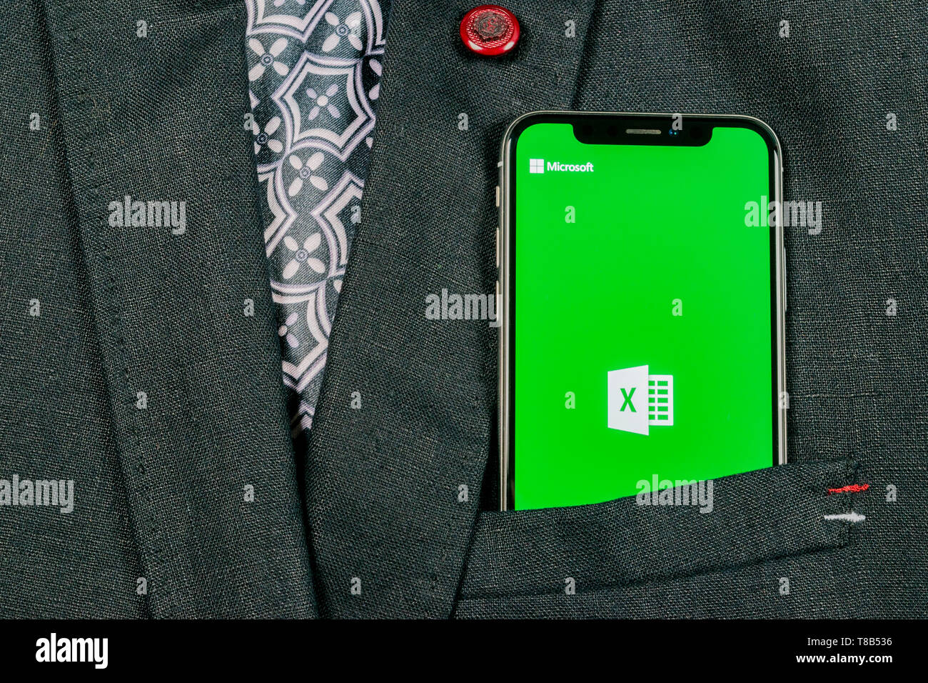 Microsoft excel is a spreadsheet hi-res stock photography and images ...