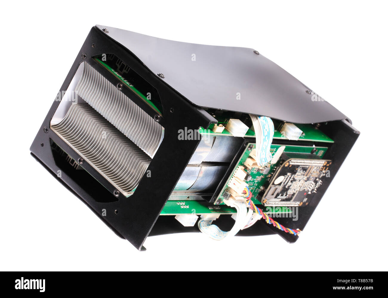 electronic device isolated on white background Stock Photo - Alamy