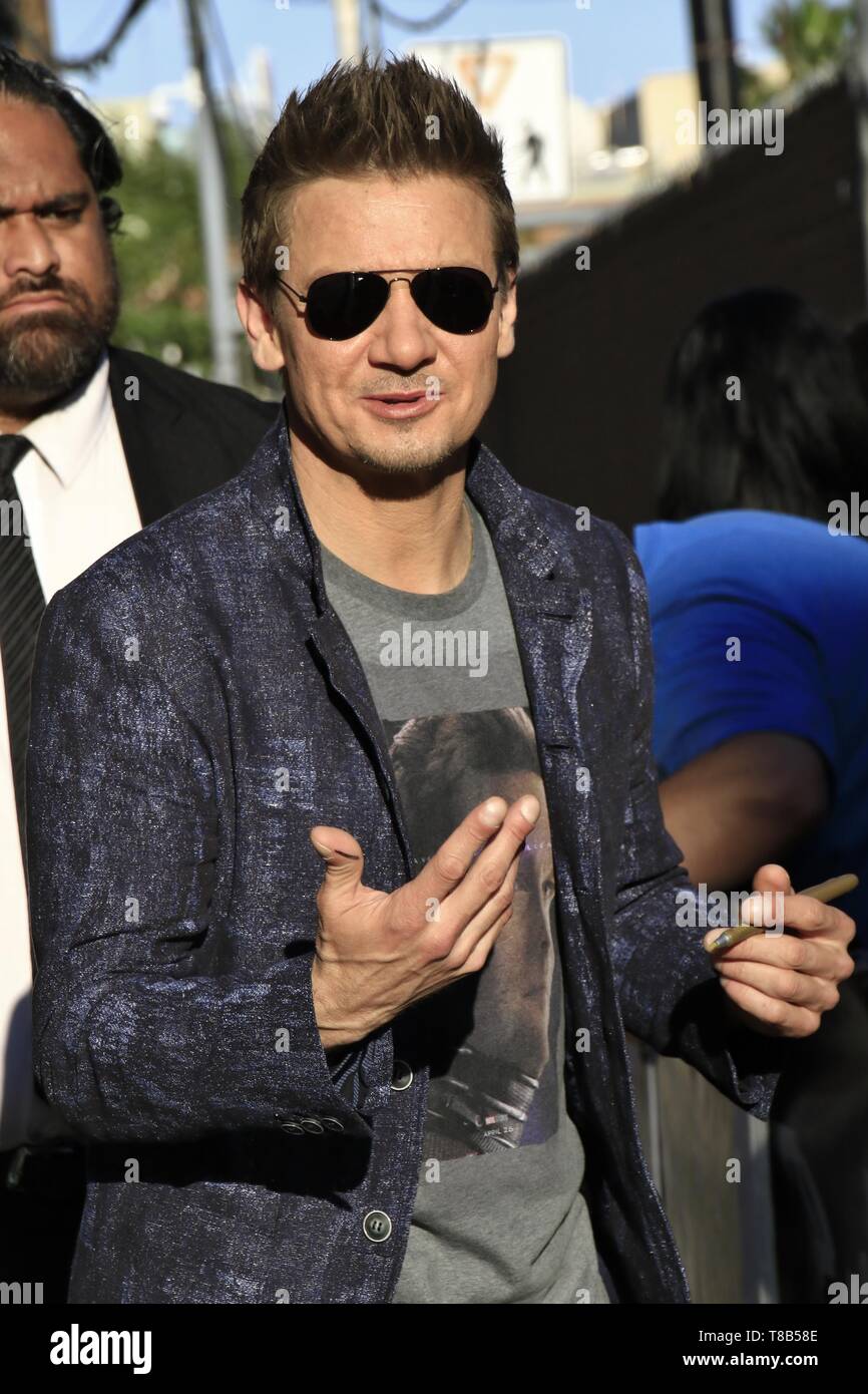 Celebrities at the 'Jimmy Kimmel Live!' studios Featuring: Jeremy ...