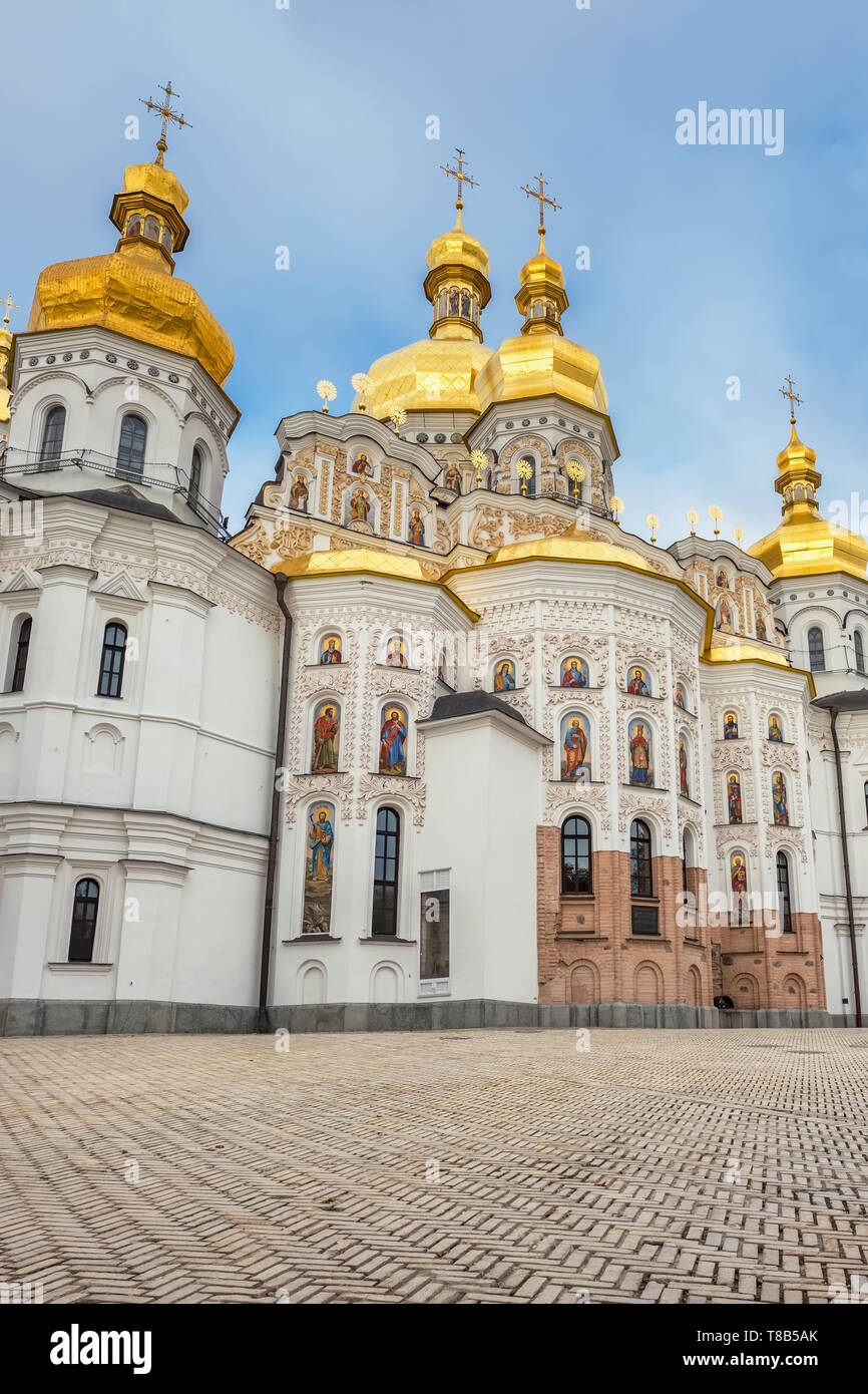 Orthodox christian church in Kiev Pechersk Lavra Monastery, Kyiv Stock ...