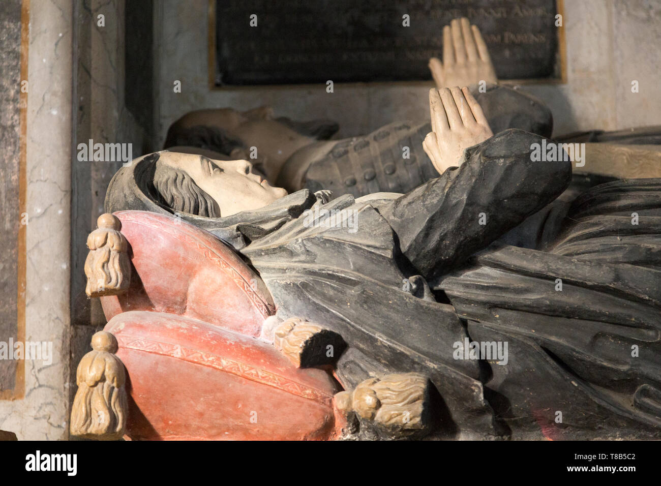 Memorial monument tomb to William Cotton and his wife, church of Saint ...