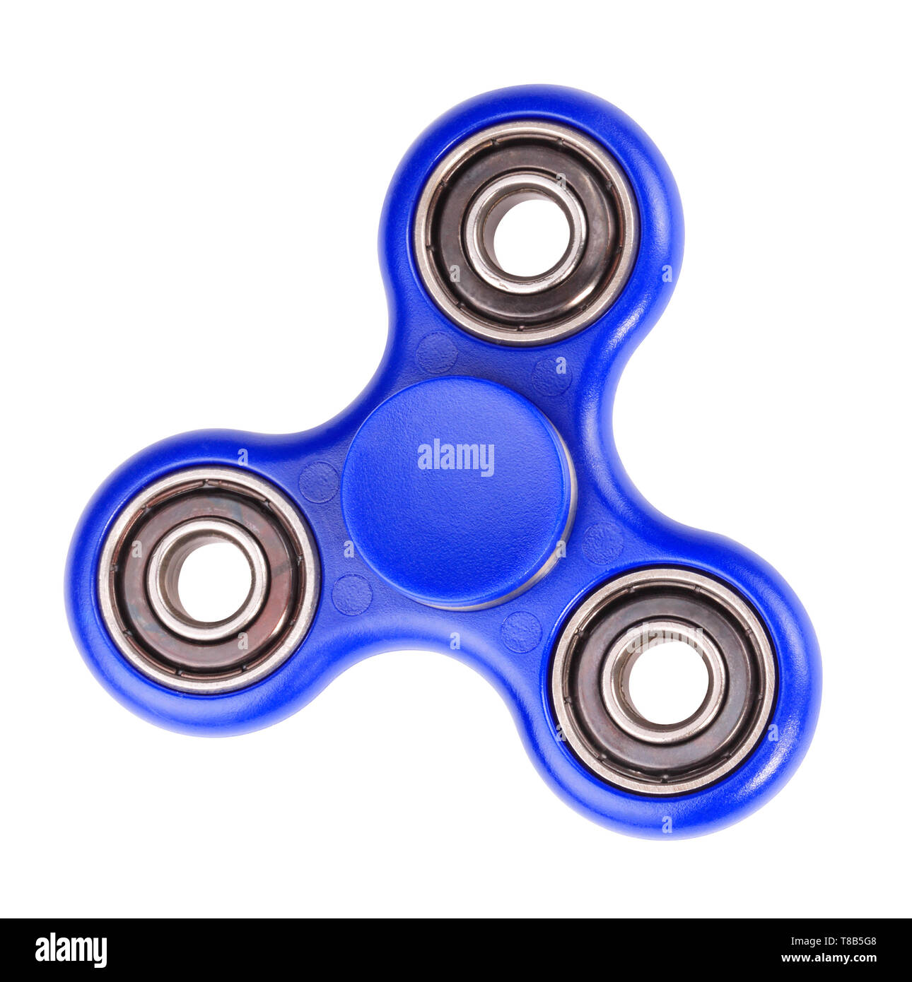 blue plastic toy isolated on white background at day Stock Photo - Alamy
