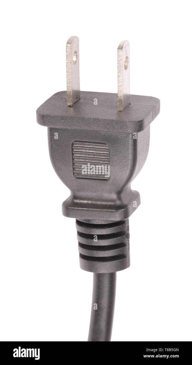 American Outlet Plug with Cord Isolated Stock Photo - Alamy
