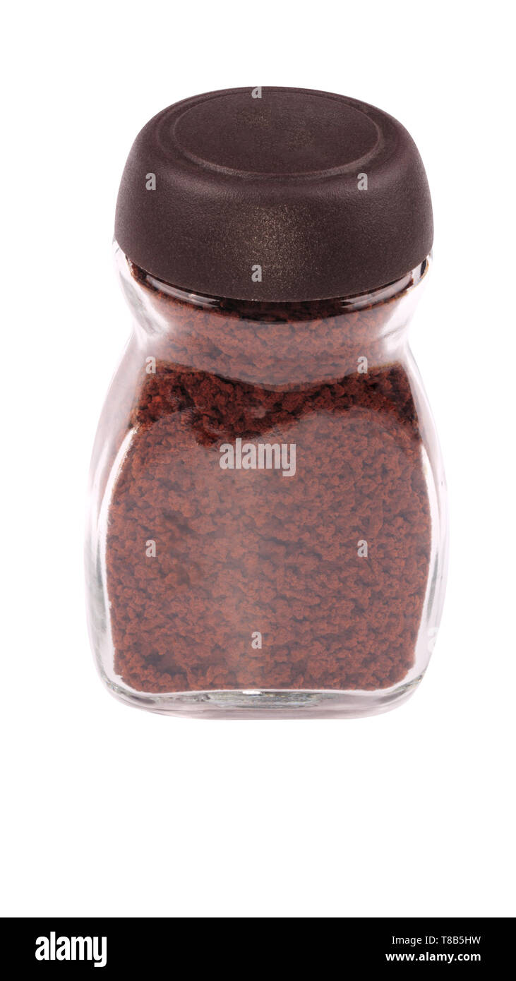 Jar of Instant Coffee Isolated Stock Photo - Alamy
