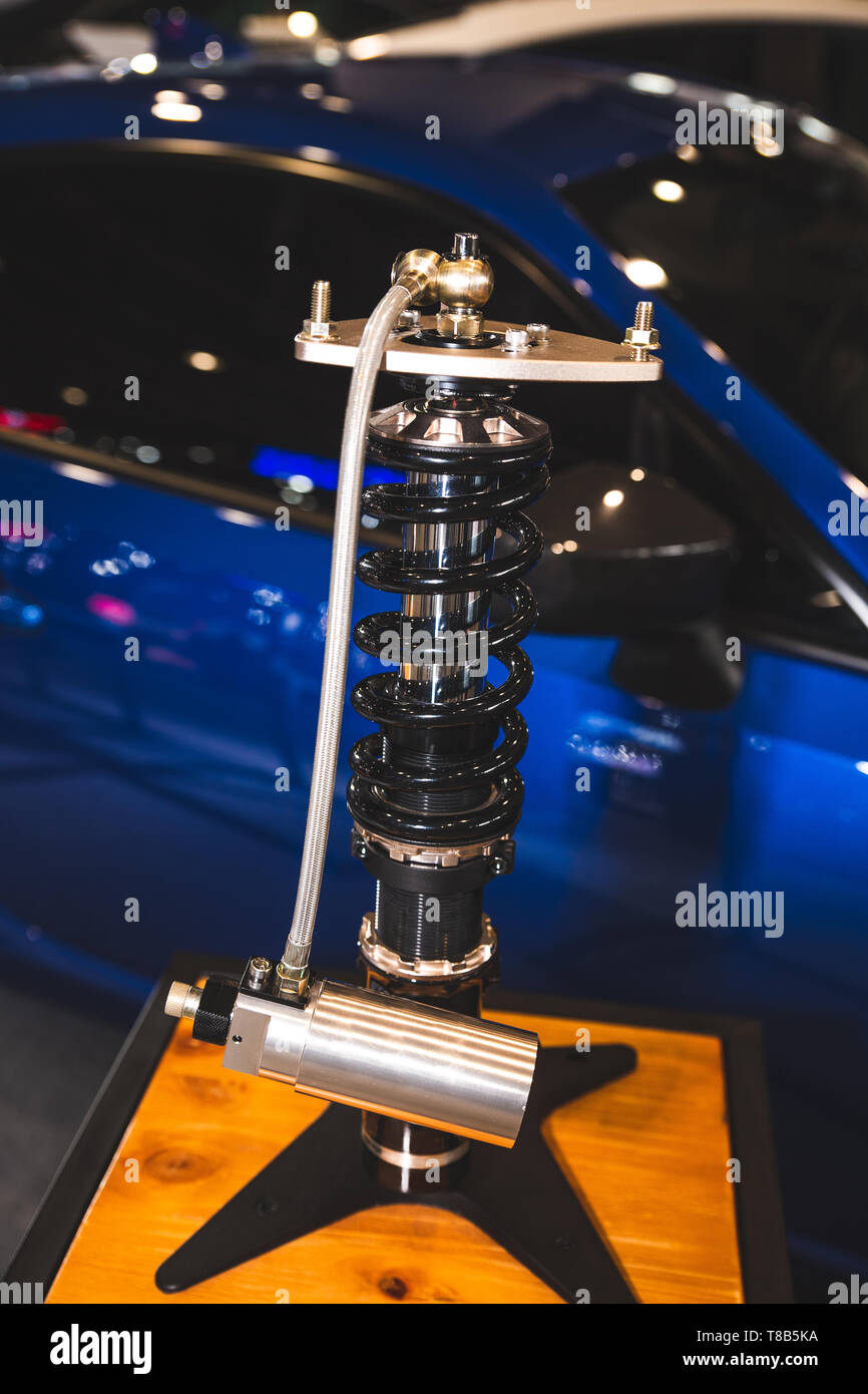 suspension system of the car Stock Photo - Alamy
