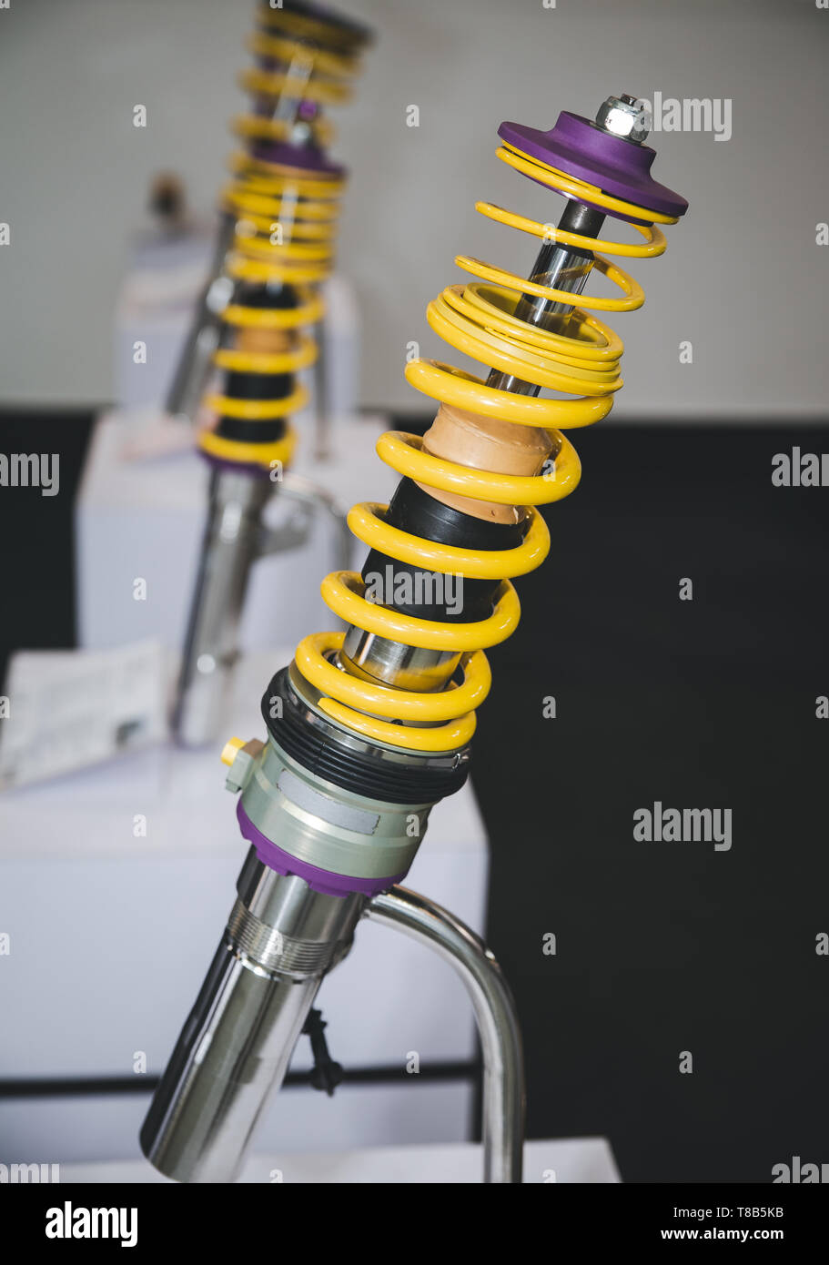 suspension system of the car Stock Photo - Alamy
