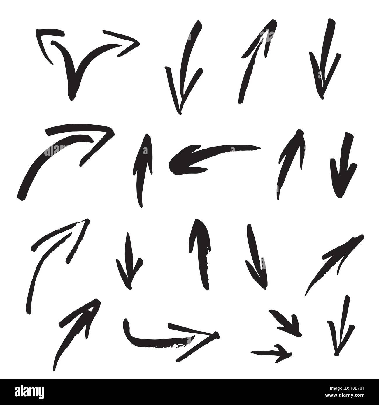 Grunge arrows Stock Vector Images - Alamy