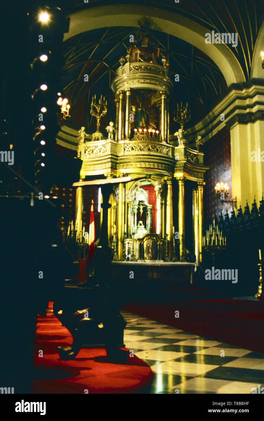 Interior lima cathedral lima peru hi-res stock photography and images ...