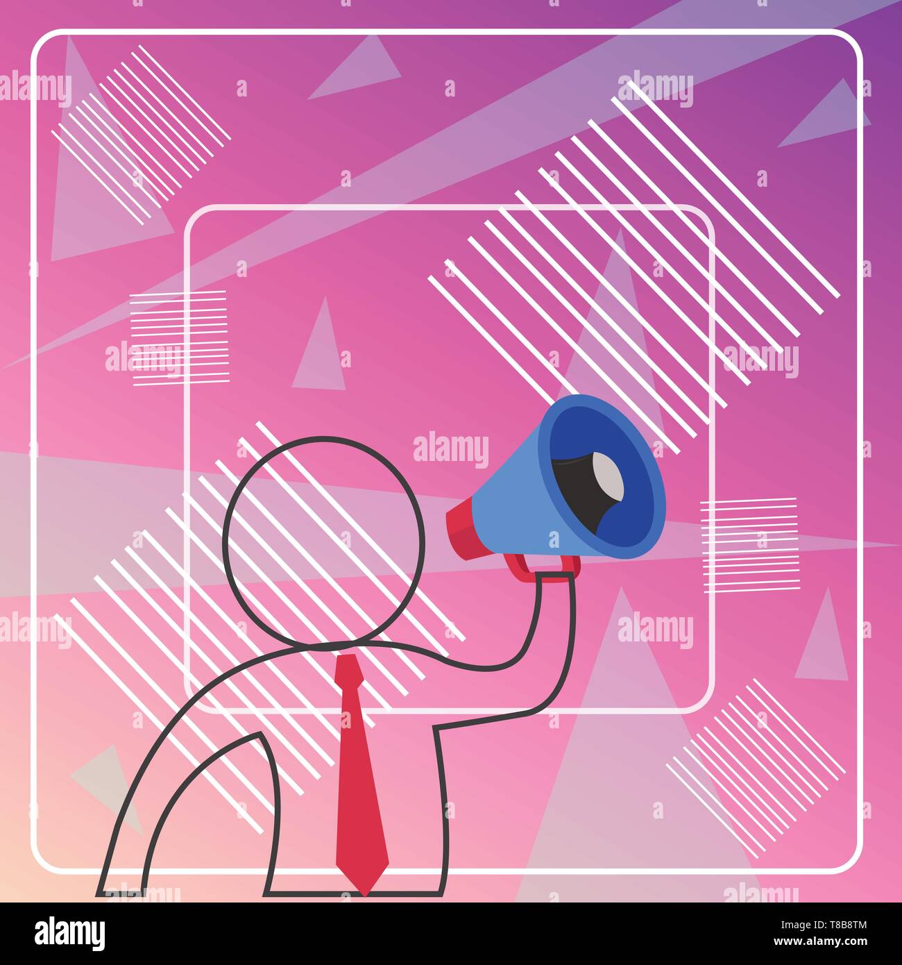 Giving instructions Stock Vector Images - Alamy