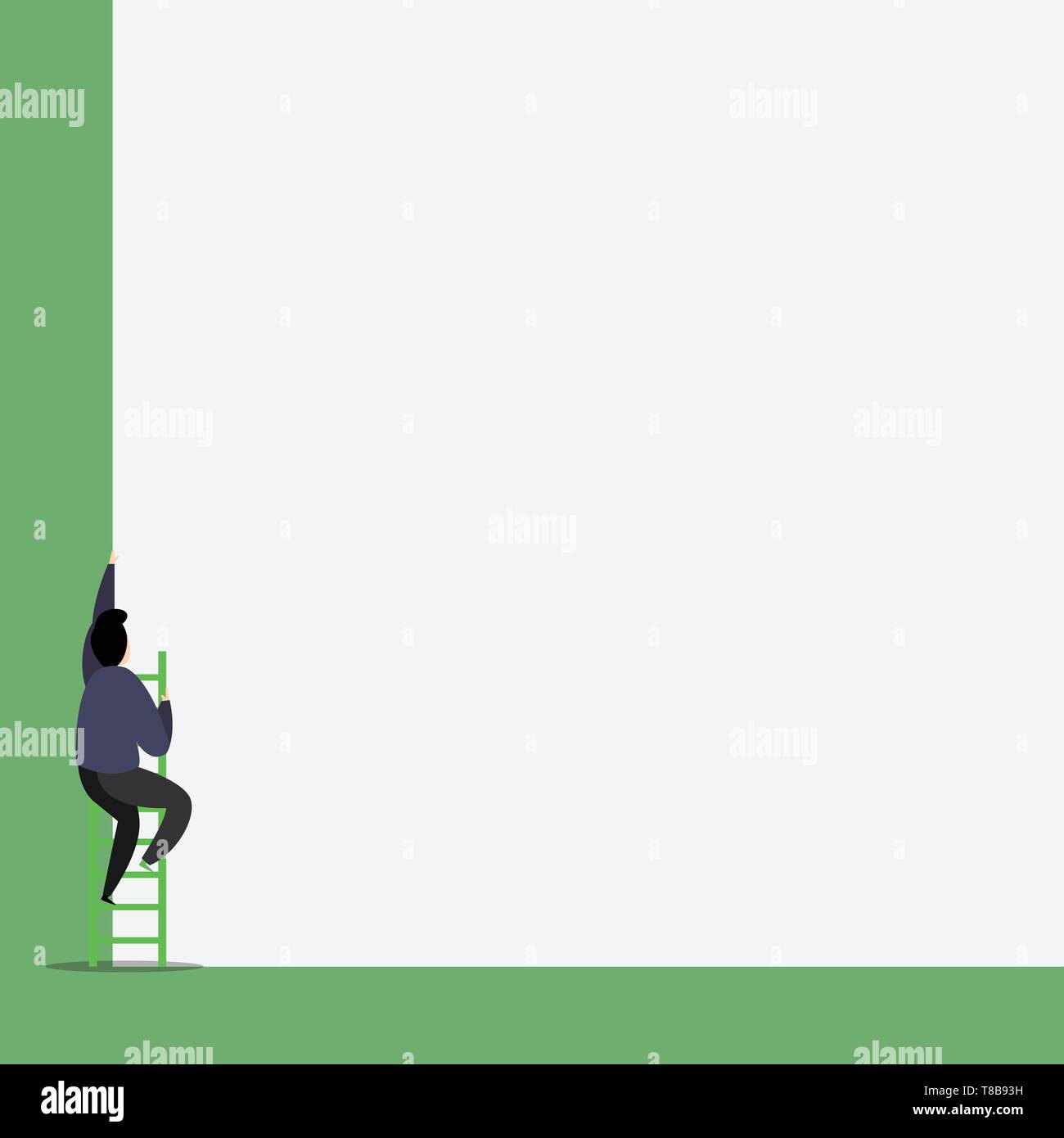 Short tall business person Stock Vector Images - Alamy