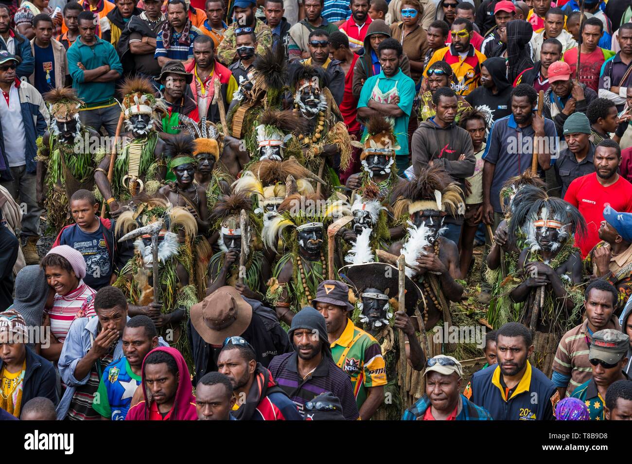 Papua New Guinea, Enga Province, Enga tribe, Enga Show, Wabag region ...