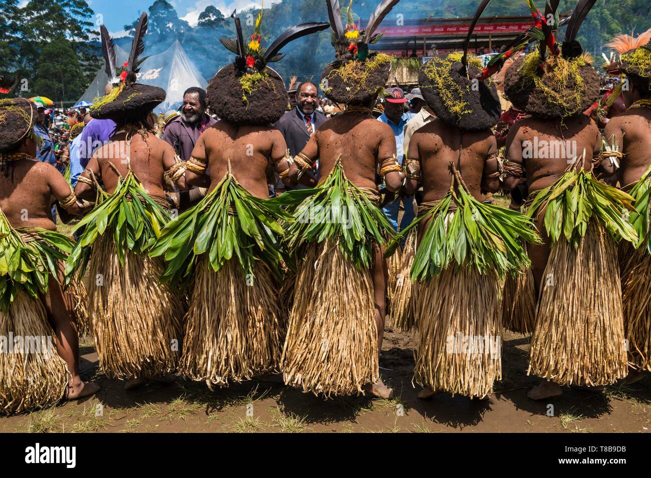 Papua New Guinea, Enga Province, Enga tribe, Enga Show, Wabag region ...