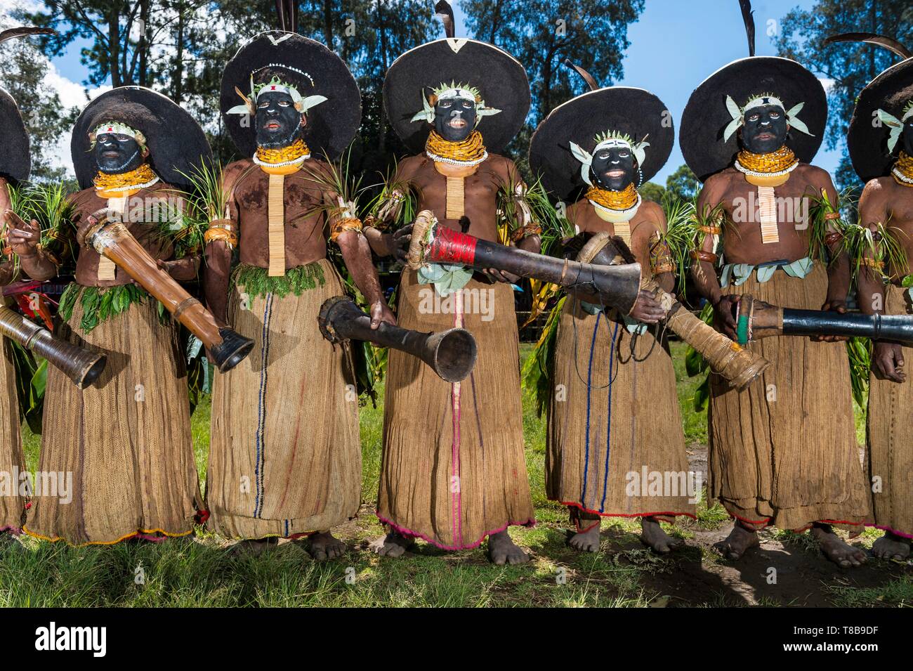 Papua New Guinea, Enga Province, Enga tribe, Enga Show, Wabag region ...