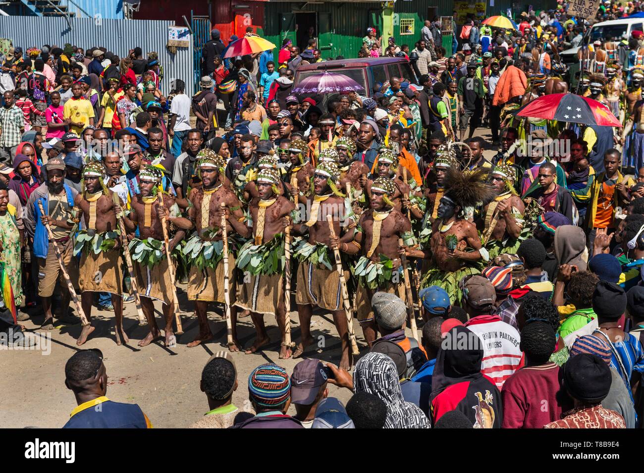 Papua New Guinea, Enga Province, Enga tribe, Enga Show, Wabag region ...