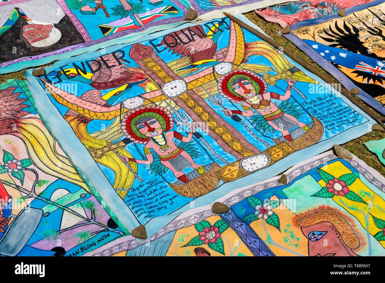 /Papua New Guinea, Western Highlands Province, Wahgi Valley, Mount ...