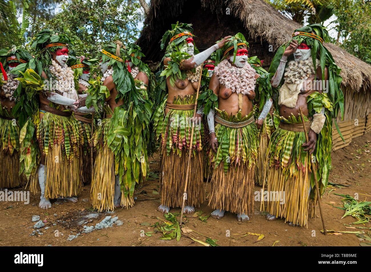 Papua New Guinea, Western Highlands Province, Wahgi Valley, Mount Hagen ...