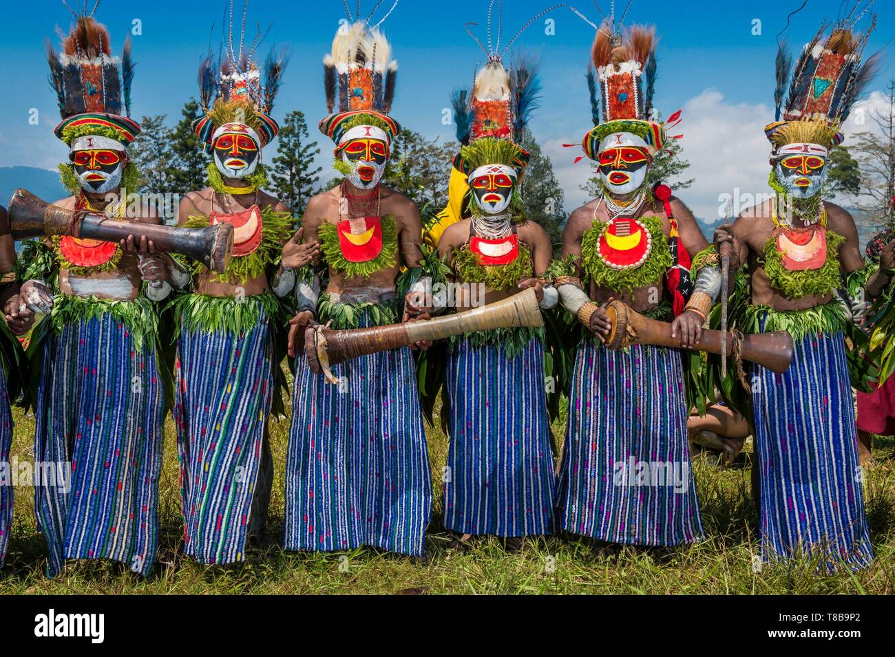 Papua New Guinea, Western Highlands Province, Wahgi Valley, Mount Hagen ...