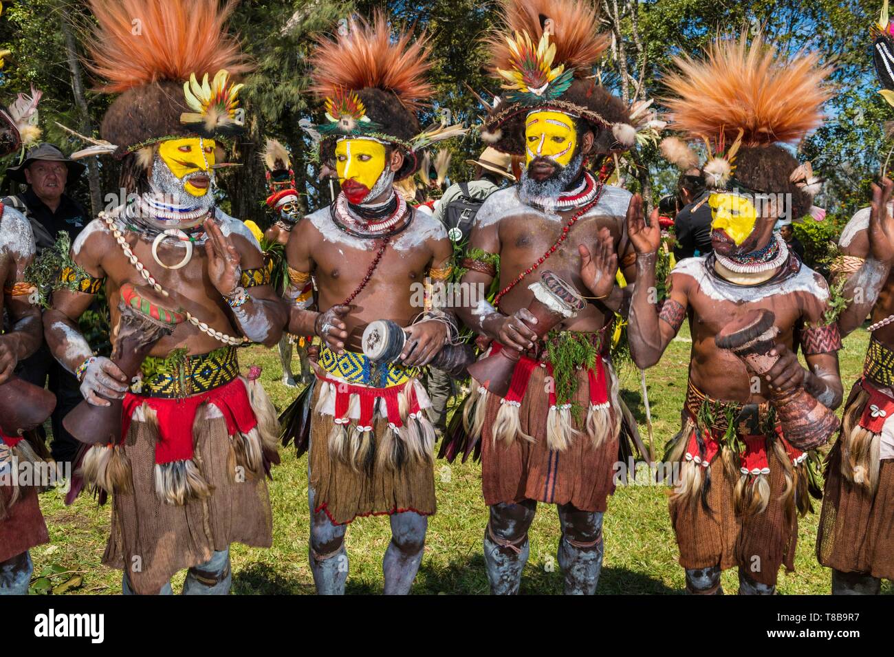 Papua New Guinea, Western Highlands Province, Wahgi Valley, Mount Hagen ...