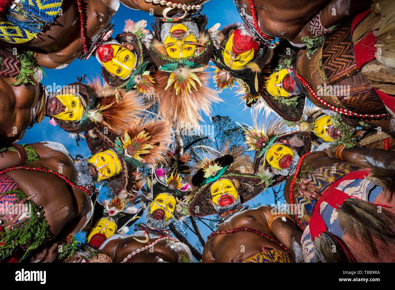 Papua New Guinea, Western Highlands Province, Wahgi Valley, Mount Hagen ...