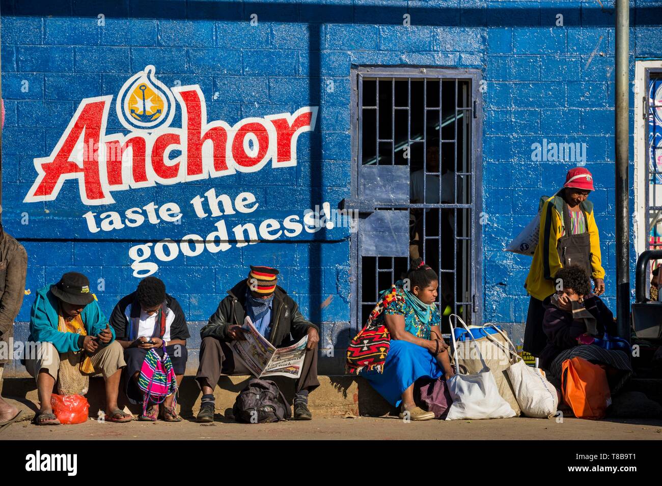 Papua New Guinea, Western Highlands Province, Wahgi Valley, Mount Hagen ...