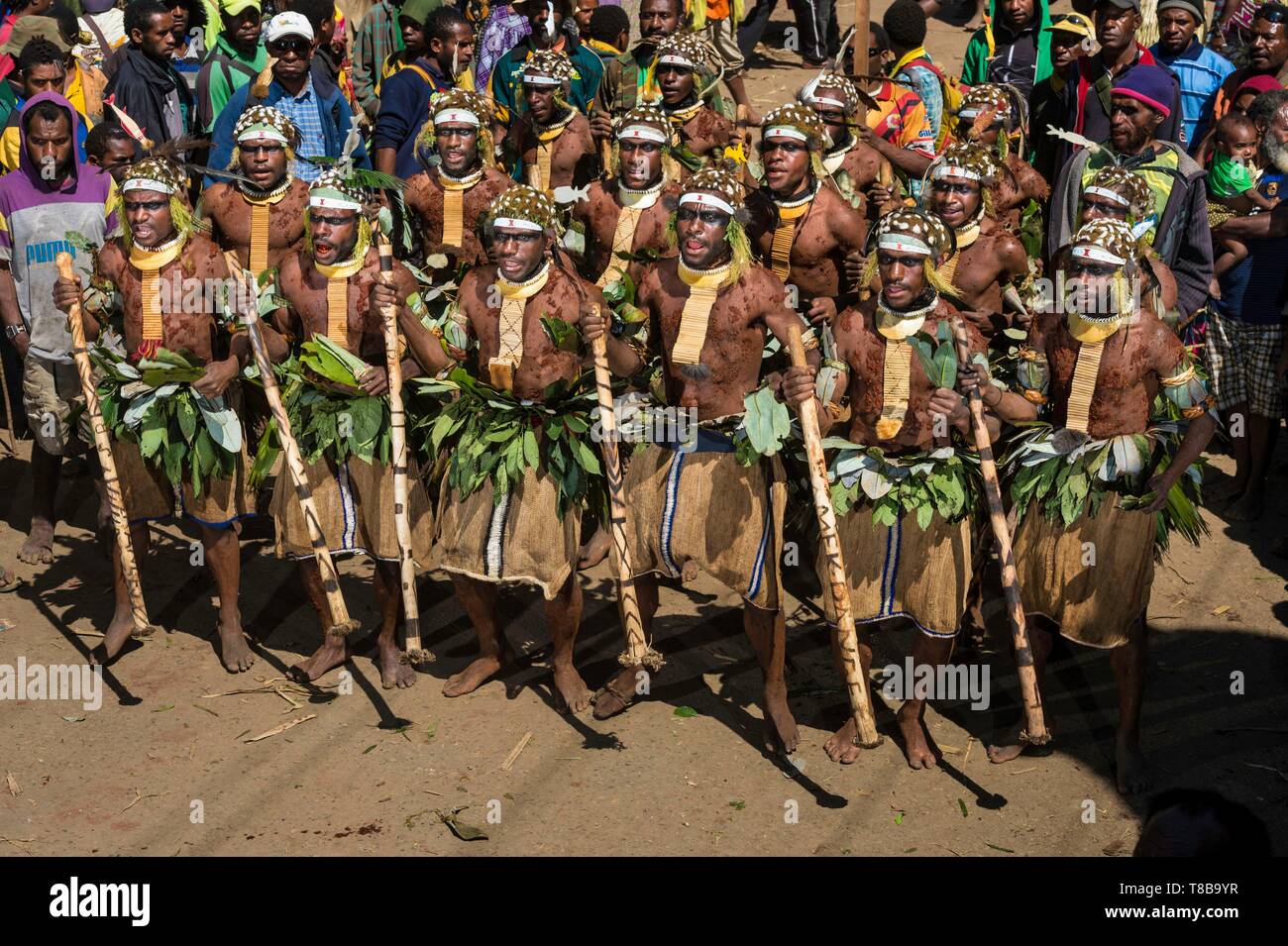 Papua New Guinea, Enga Province, Enga tribe, Enga Show, Wabag region ...