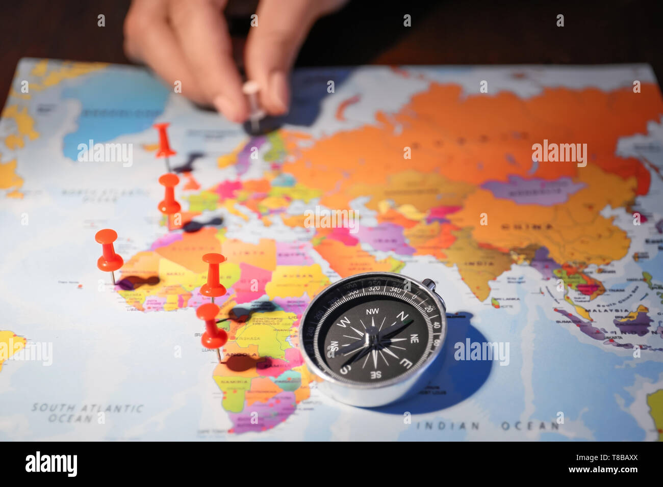 Map area marking hi-res stock photography and images - Alamy