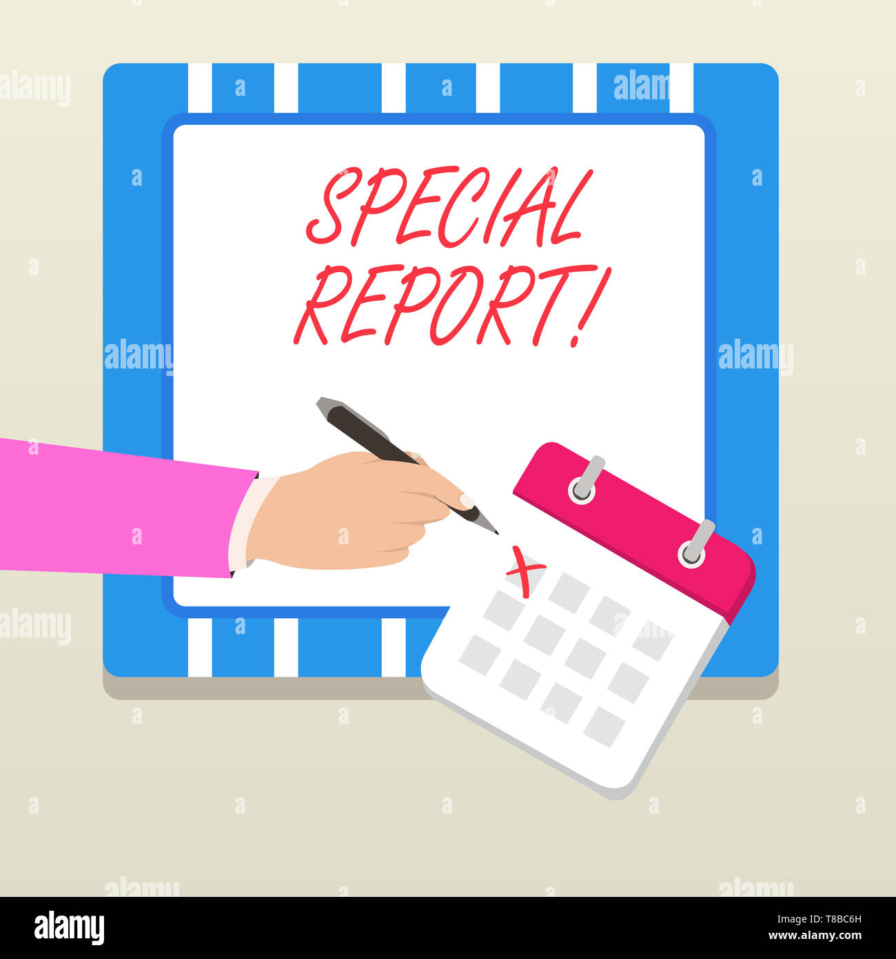 Word writing text Special Report. Business photo showcasing the ...