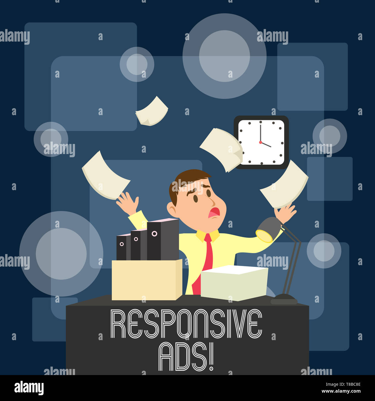 Writing note showing Responsive Ads. Business concept for Automatically ...