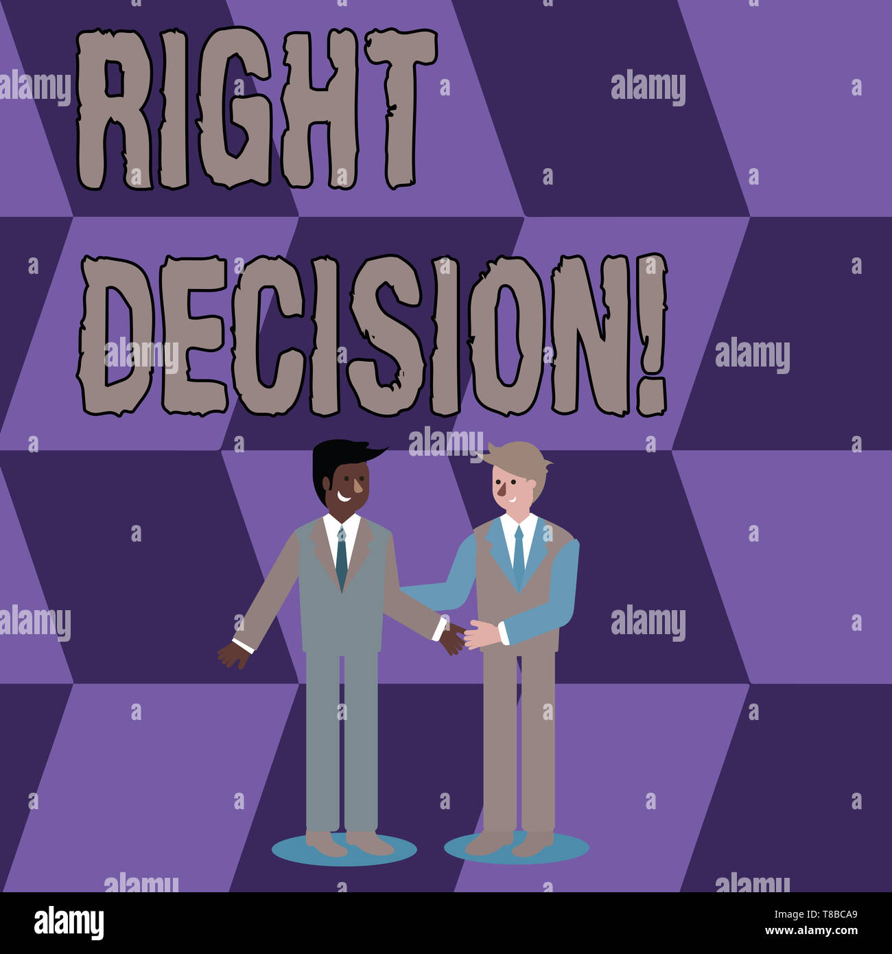 Conceptual hand writing showing Right Decision. Concept meaning making ...