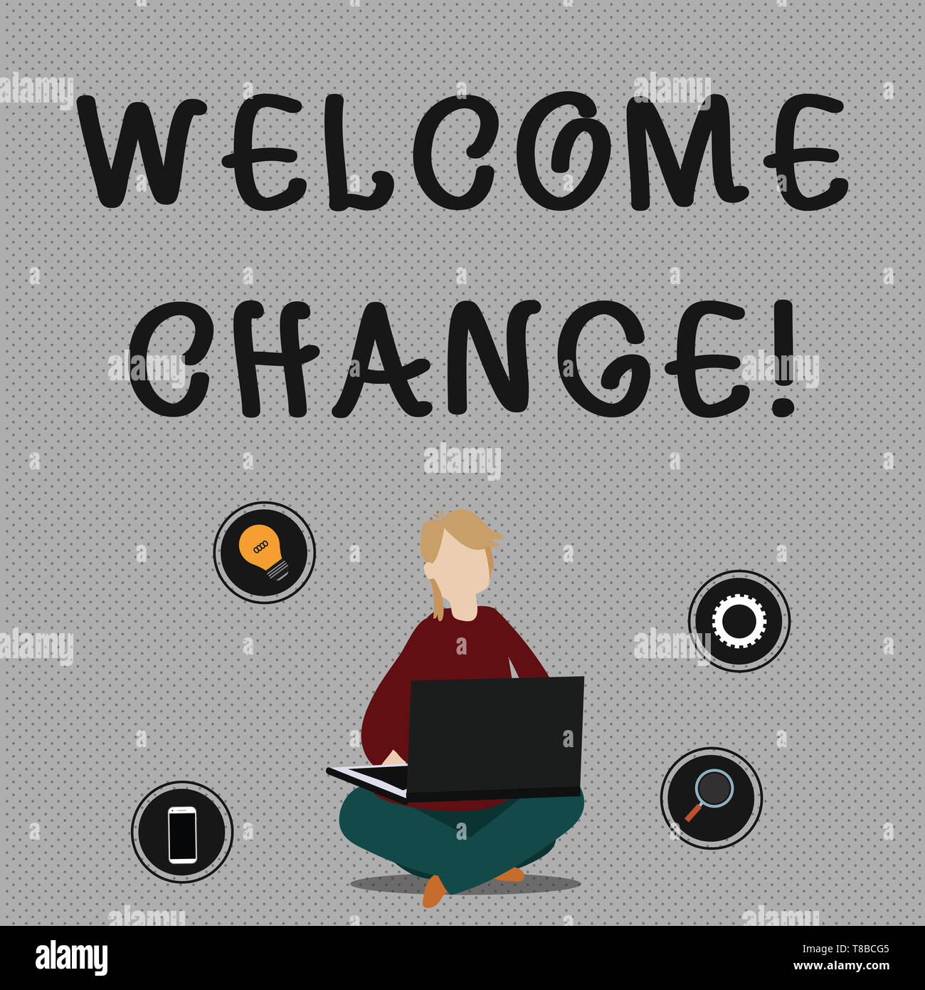 Conceptual hand writing showing Welcome Change. Concept meaning to ...