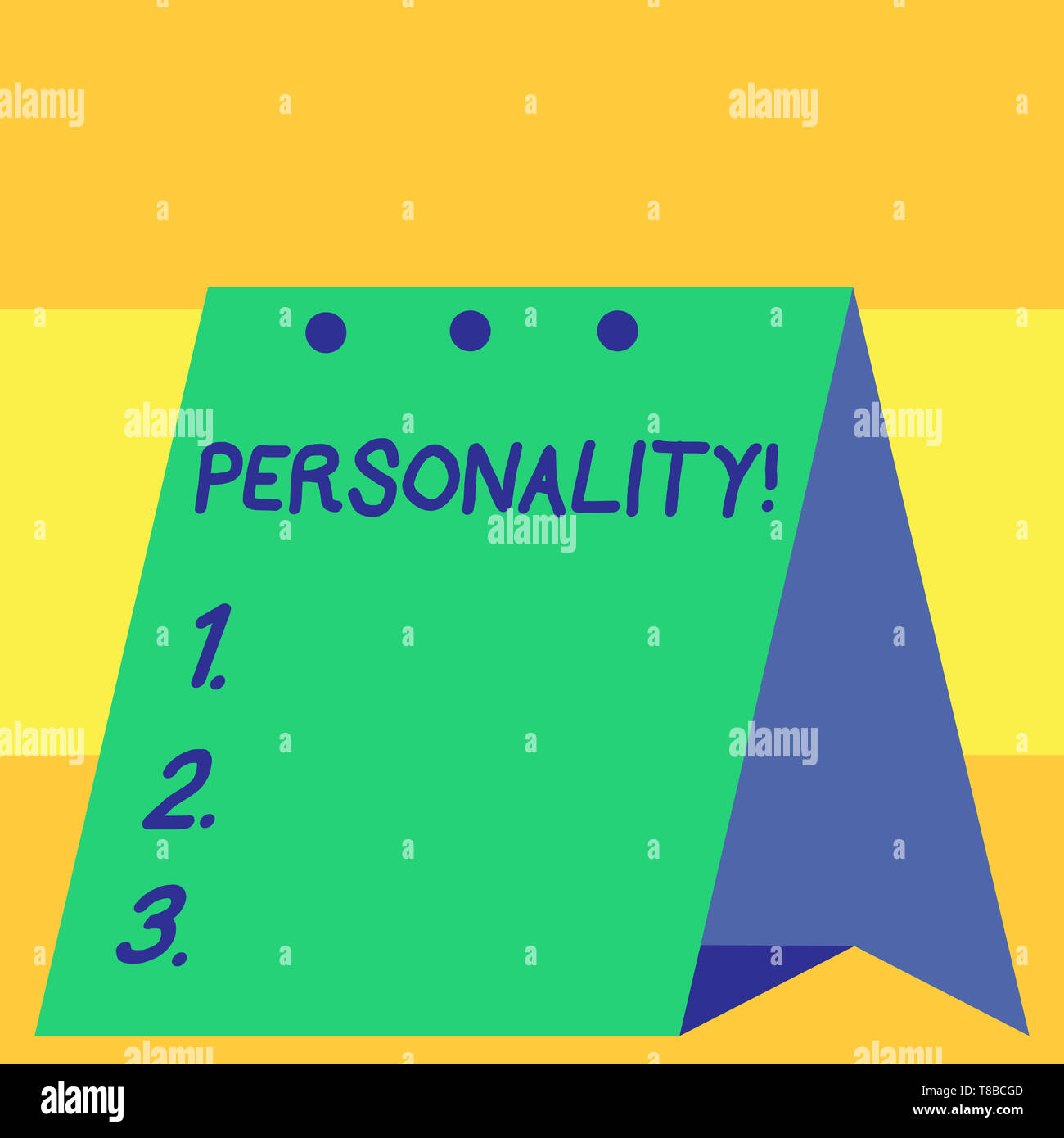 Word writing text Personality. Business photo showcasing combination ...