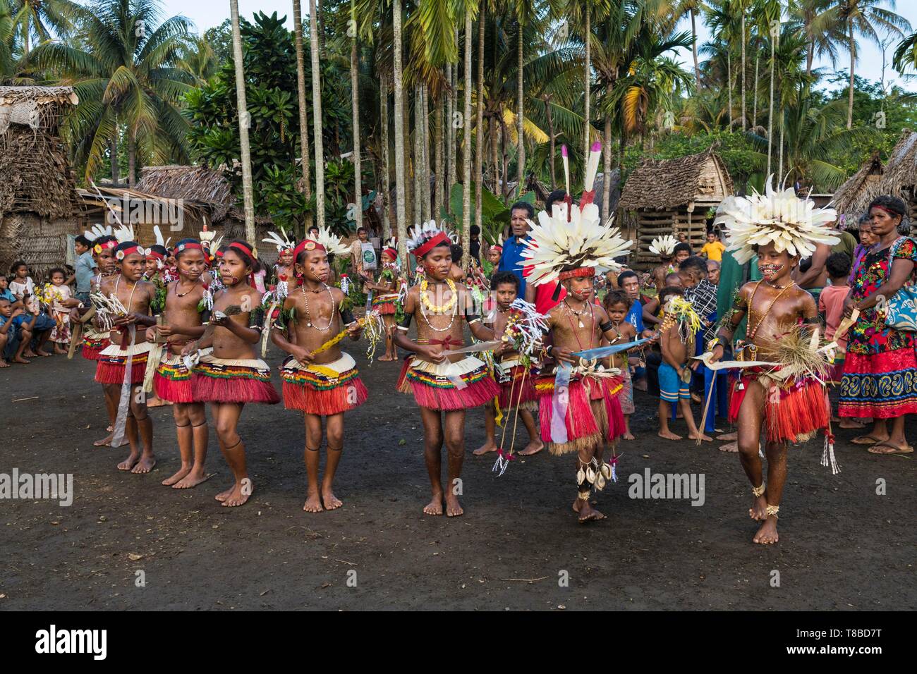 Papua New Guinea, Milne Bay Province, Encastreaux Sea, Trobriands ...