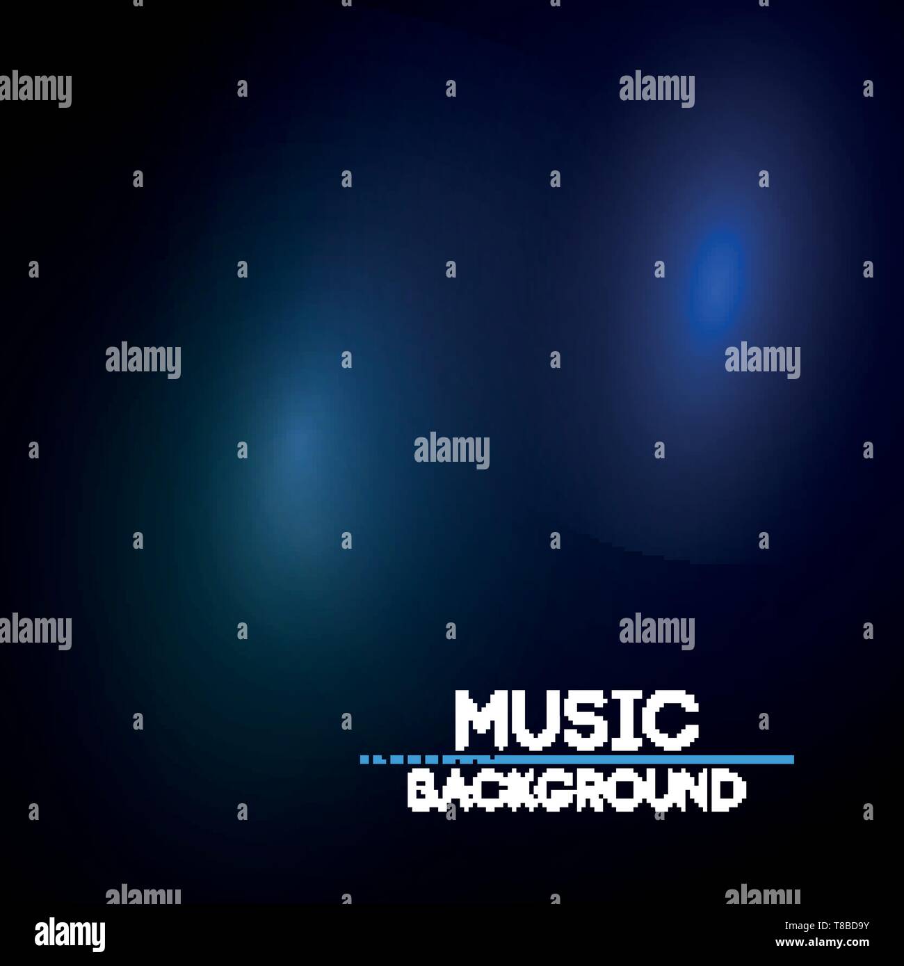 Music abstract background blue. Equalizer for music, showing sound ...