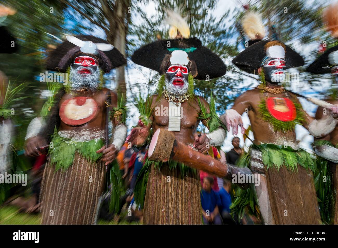 Papua New Guinea, Western Highlands Province, Wahgi Valley, Mount Hagen ...