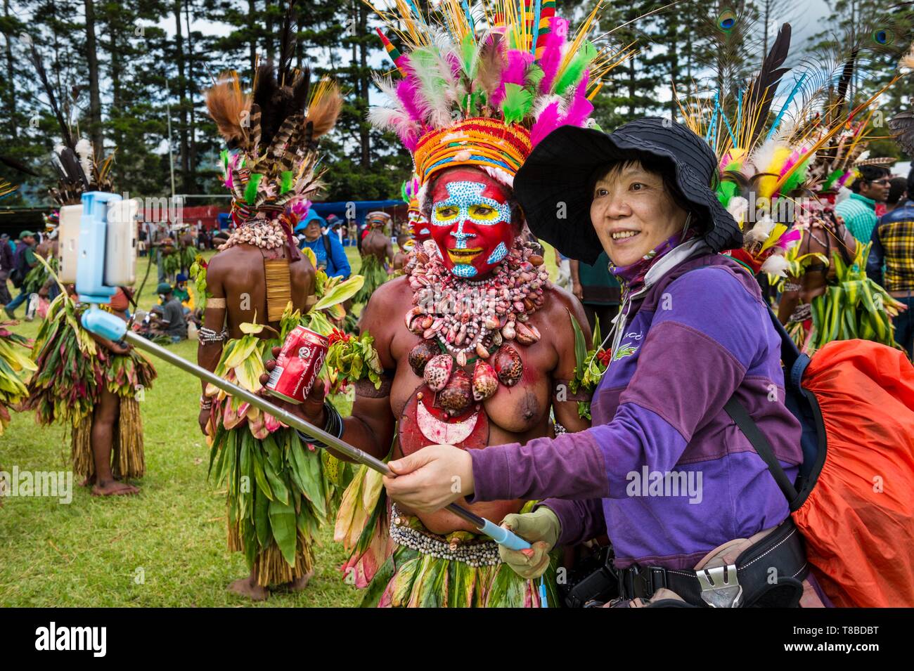 Papua New Guinea, Western Highlands Province, Wahgi Valley, Mount Hagen ...